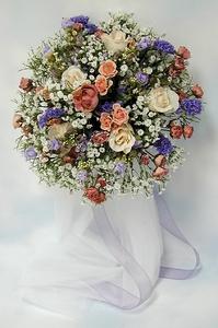 DIY Wedding Projects: How to make a Round Floral Bouquet - Save-On-Crafts